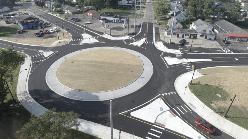 Five Points Roundabout Earns Transportation Improvement Award | Butler ...