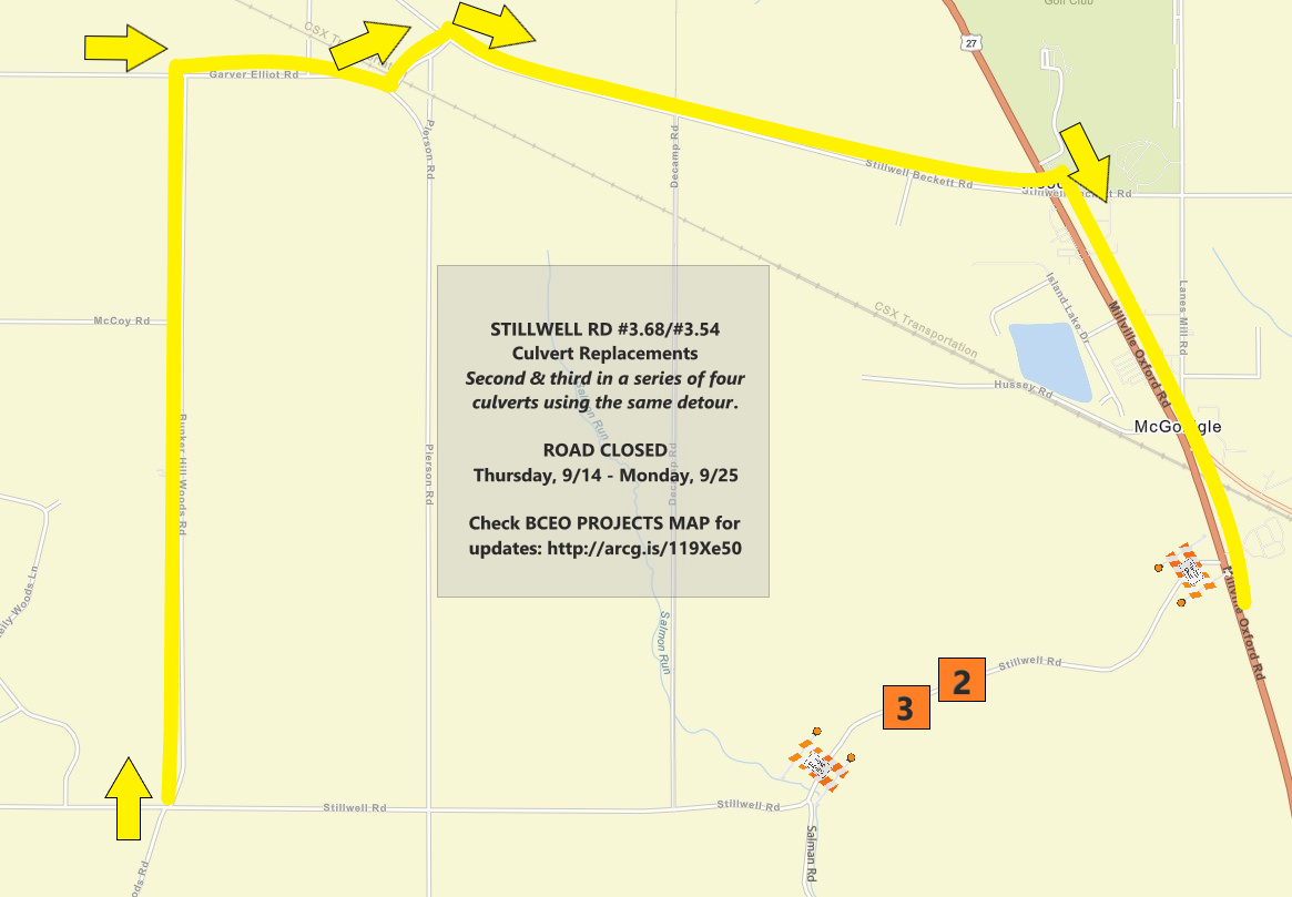 Two More Culvert Replacements on Stillwell Road | Butler County ...