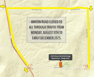 Minton Road closes for Bridge Replacement August 11th | Butler County ...